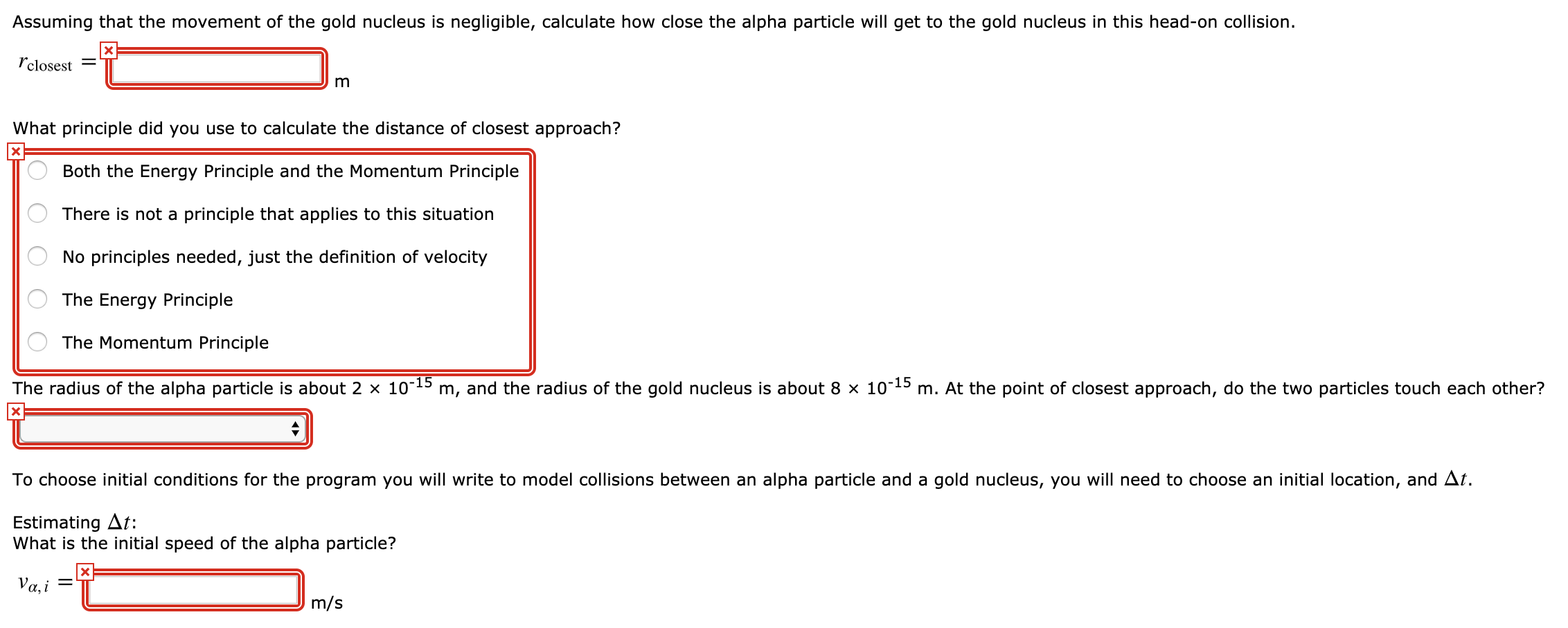 Solved An alpha particle (a helium nucleus, containing 2 | Chegg.com