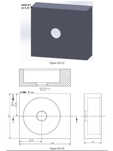 You are assigned to use a 3 axis CNC milling machine | Chegg.com