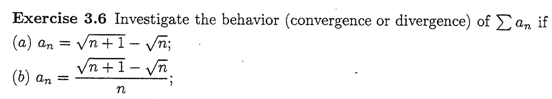 Solved Exercise 3.6 Investigate the behavior (convergence or | Chegg.com