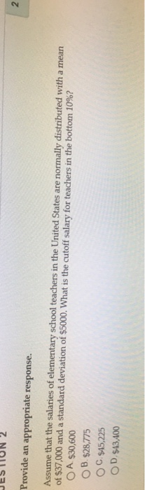 Solved Provide an appropriate response. Determine whether | Chegg.com