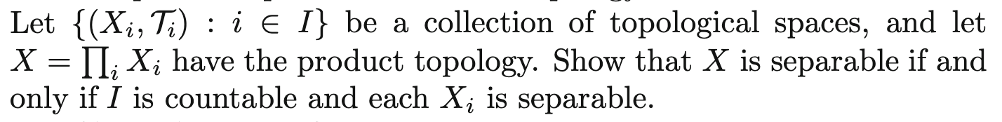 Solved Let {(xi,Ti):iinI} ﻿be a collection of topological | Chegg.com
