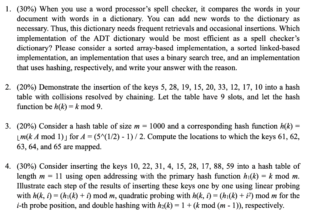 Solved These are some questions about the data structure | Chegg.com