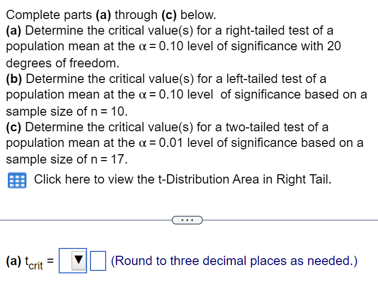 Solved Complete parts (a) through (c) below. (a) Determine | Chegg.com