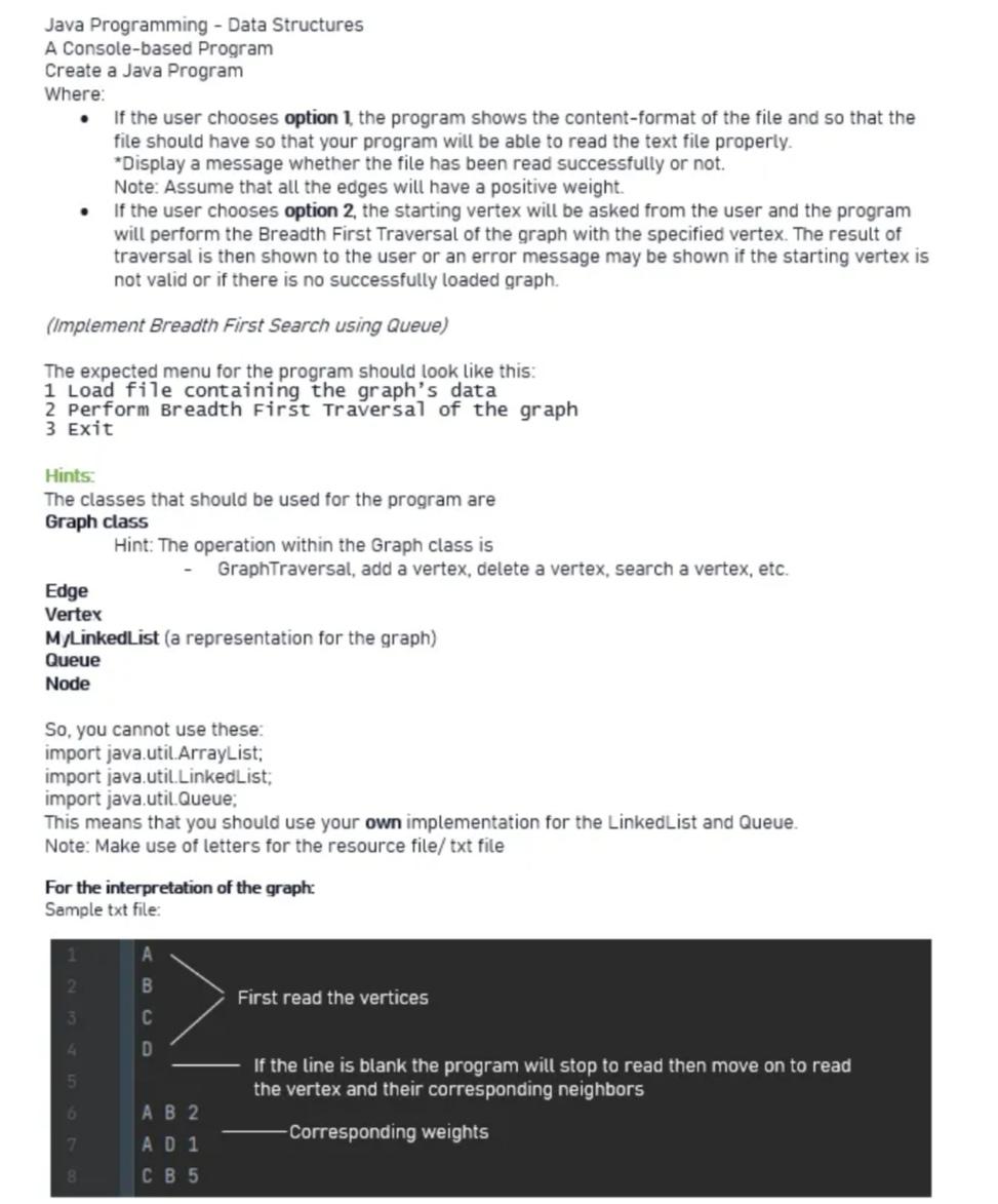 You may use these following classes: Node | Chegg.com
