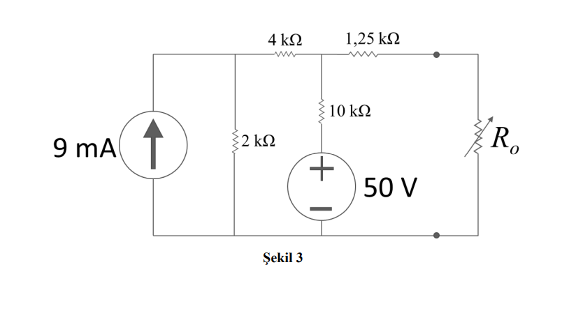 Solved In the circuit in Figure 3, variable resistance Ro | Chegg.com