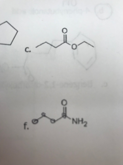 Solved C. NH2 f. | Chegg.com