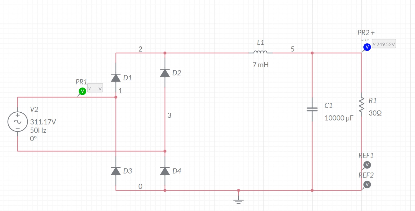Solved (A single-phase bridge-type uncontrolled full-wave | Chegg.com