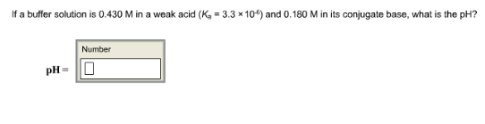 Solved If a buffer solution is 0.430 M in a weak acid | Chegg.com