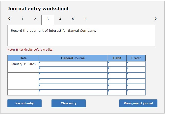 Solved Journal entry worksheet \begin{tabular}{llllll}