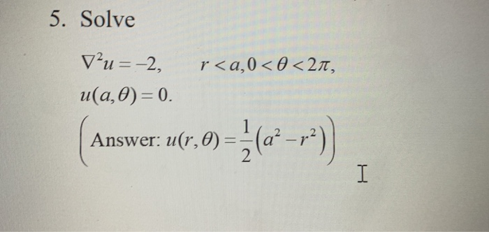 Solved 5. Solve r | Chegg.com