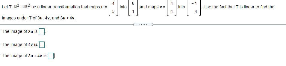 Solved 4 6 וס 4 -1 Let T. R2-R2 be a linear transformation | Chegg.com