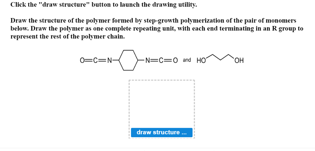 Solved Draw the structure of the polymer formed by | Chegg.com