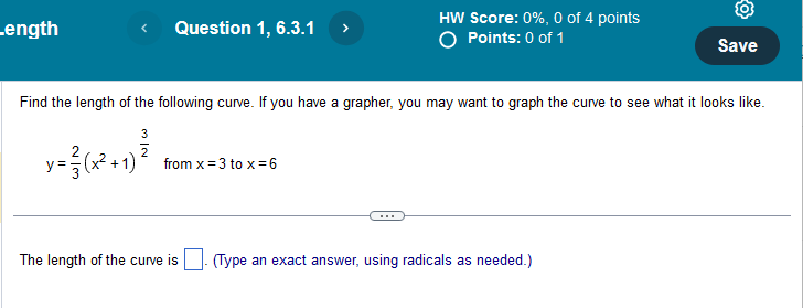 Solved Find the length of the following curve. If you have a | Chegg.com
