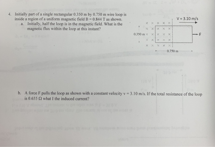 Solved 4. Initially part of a single rectangular 0.350 m by | Chegg.com
