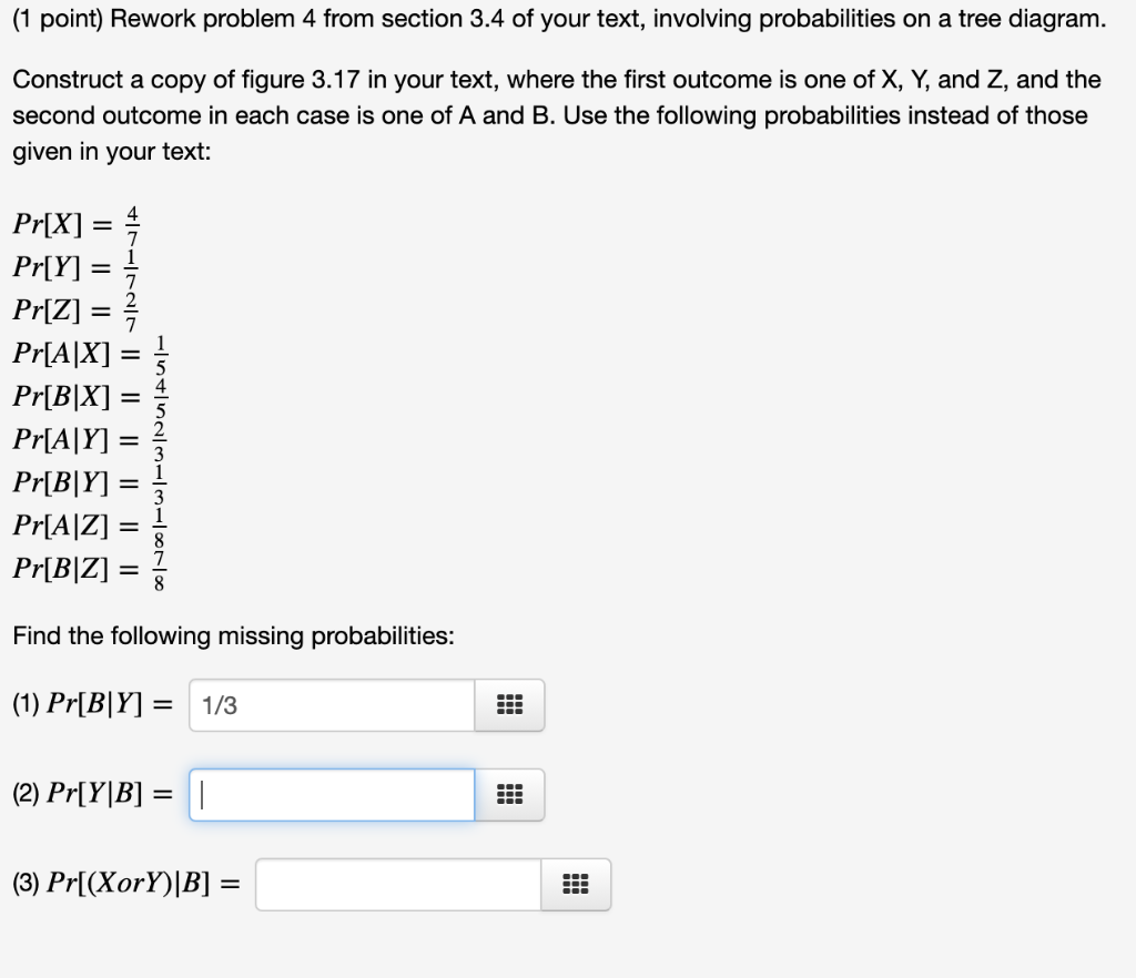 Solved 1 Point Rework Problem 2 From Section 3 4 Of Your