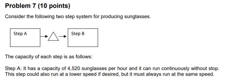 Solved Problem 7 (10 points) Consider the following two step | Chegg.com