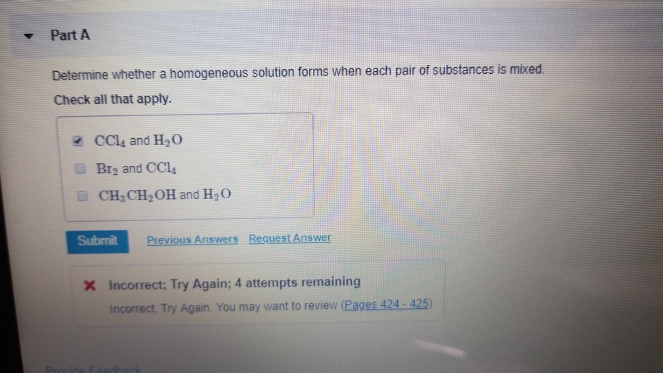 Solved Part A Determine whether a homogeneous solution | Chegg.com