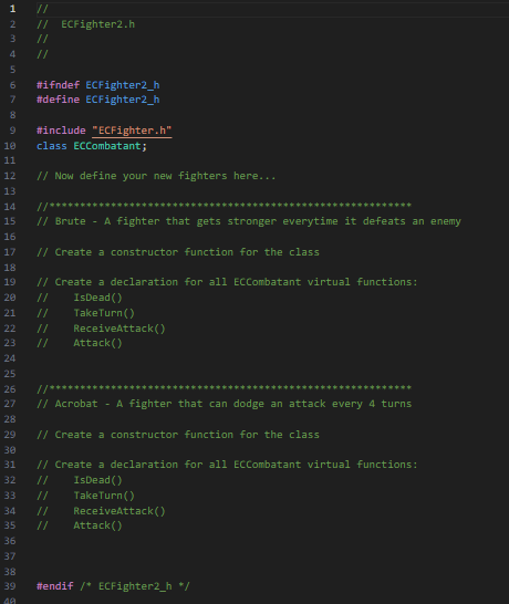 Solved I am writing a dungeon simulation in c++ which uses | Chegg.com