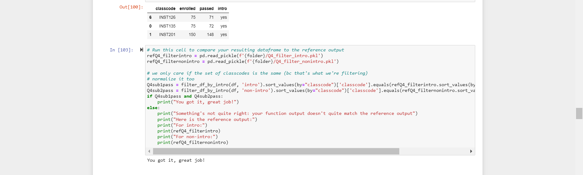 Q1a: Create a dataframe from a list of dictionaries | Chegg.com