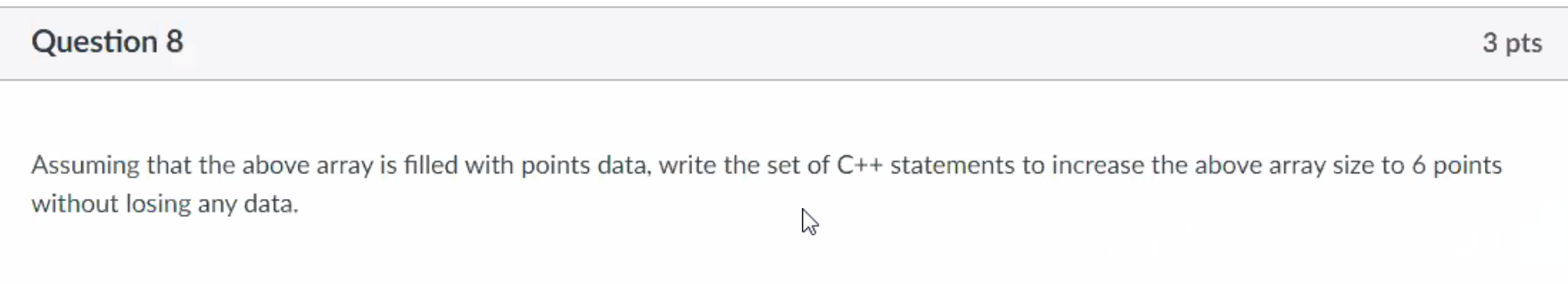 Solved Answer the 2nd question in C++ In C++ The first | Chegg.com
