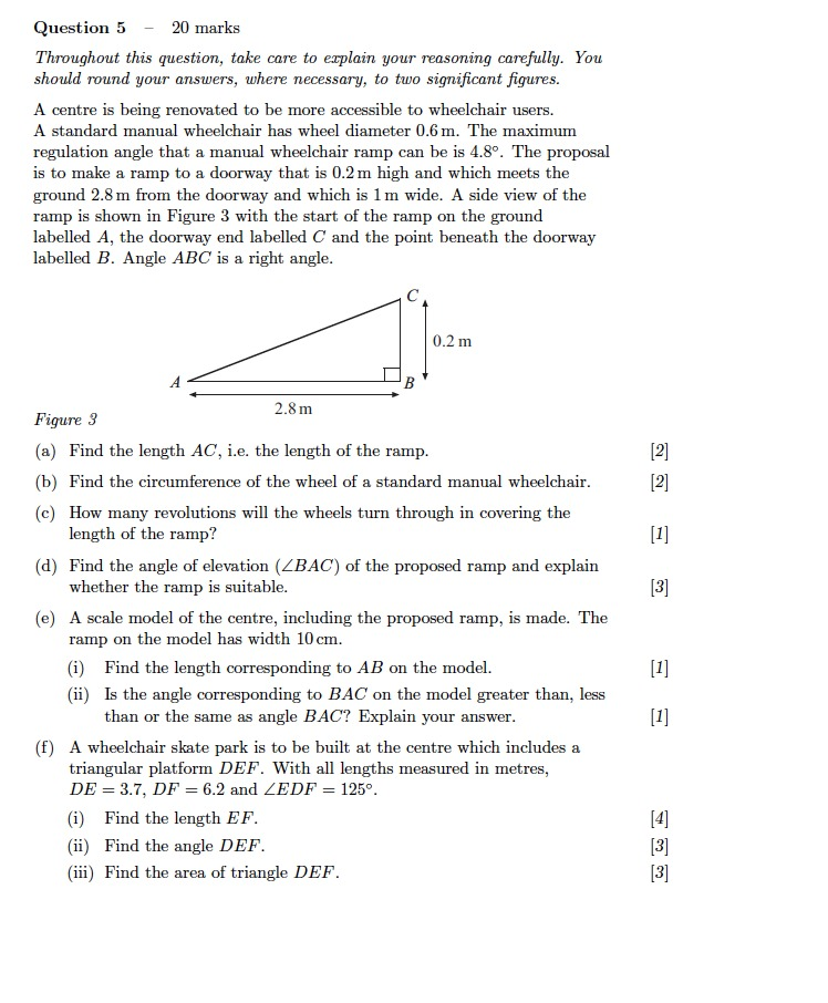 Solved Question 5 20 marks Throughout this question, take | Chegg.com