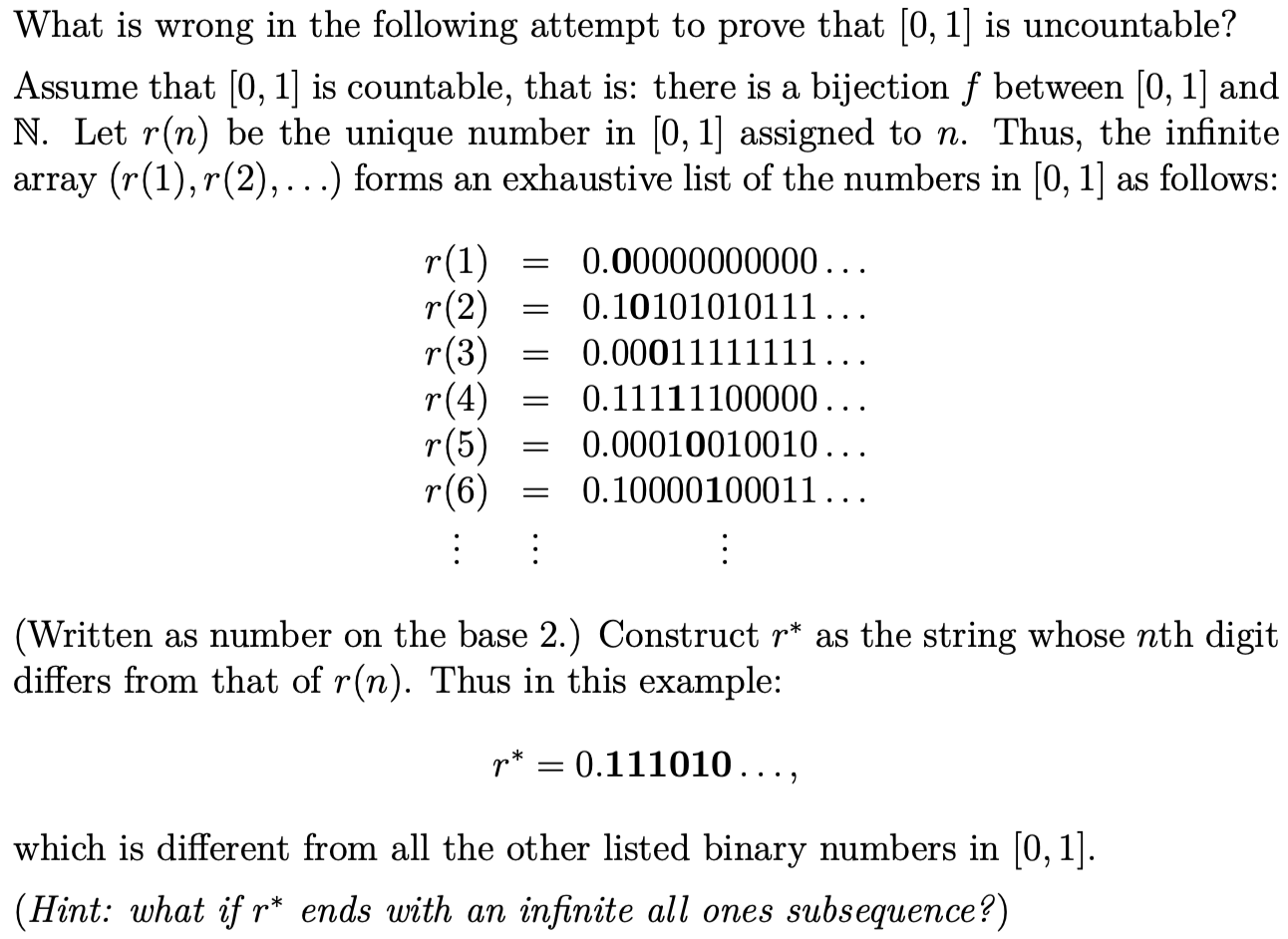 Solved What is wrong in the following attempt to prove that | Chegg.com