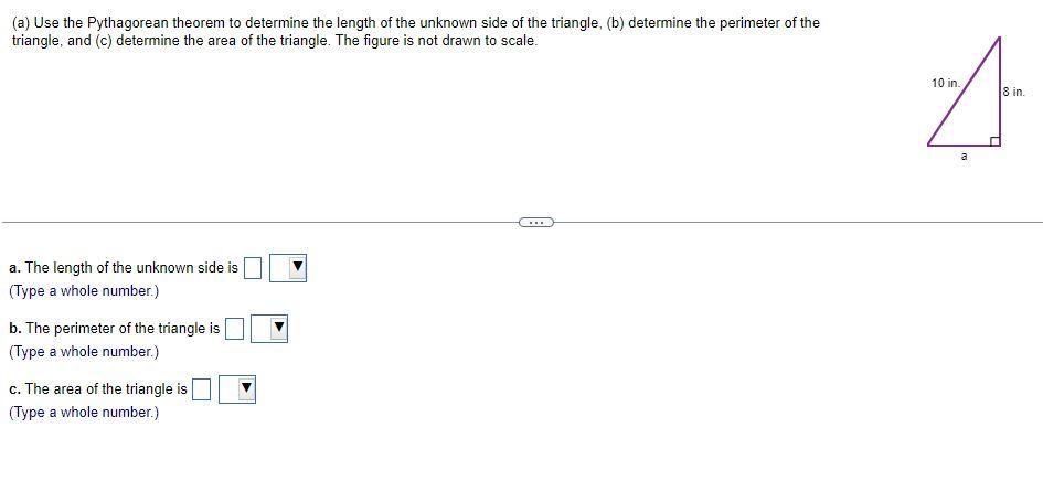 Solved (a) Use the Pythagorean theorem to determine the | Chegg.com