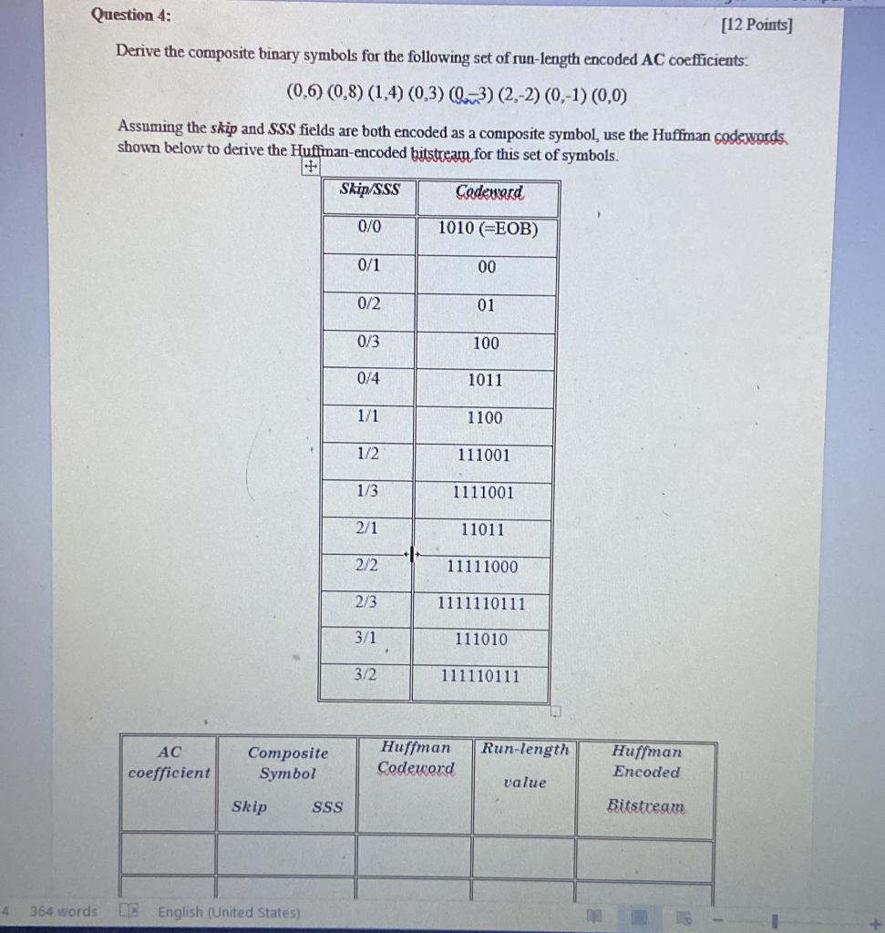 Solved Question 1: [12 Points] a) Elaborate the frame types | Chegg.com