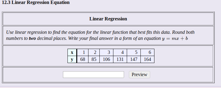 Solved Linear Regression Application, Interpolation and | Chegg.com