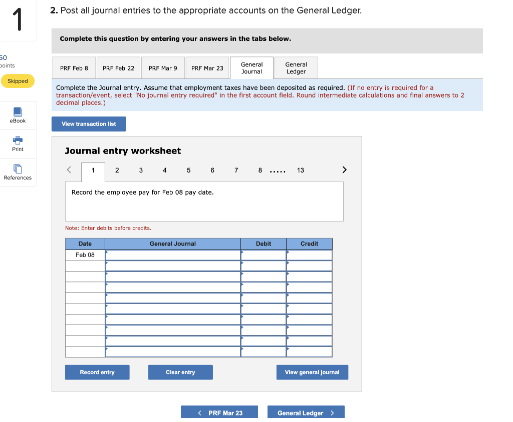 Continuing Payroll Project: Prevosti Farms and | Chegg.com