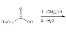 Solved 2. −H2O 1. (CH3)2NH | Chegg.com