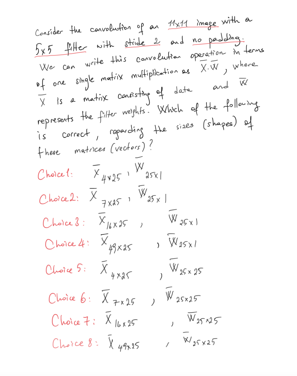 Solved Consider the convolution of an 11×11 image with a 5×5 | Chegg.com