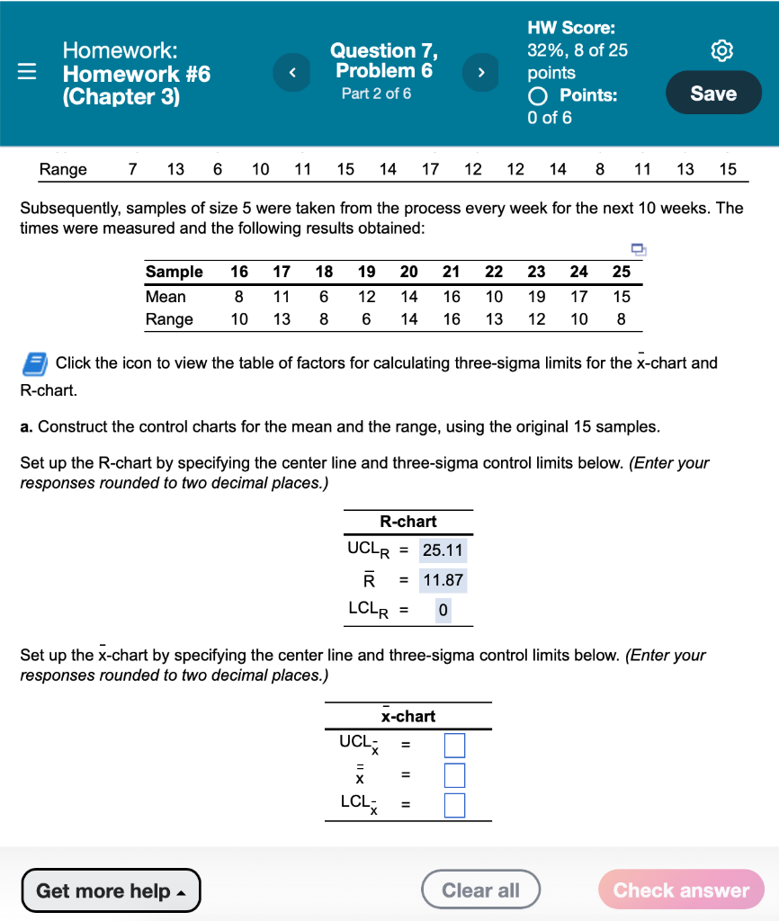 Homework Homework 6 Chapter 3 Question 7 Problem