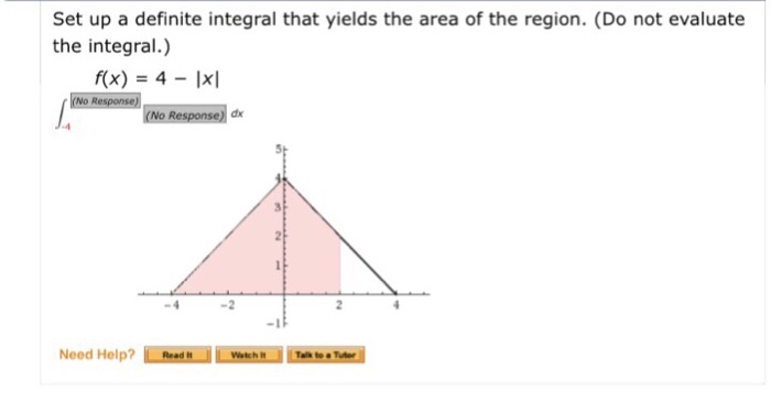 Solved Set up a definite integral that yields the area of | Chegg.com Solved Set up a definite integral that yields the area of | Chegg.com