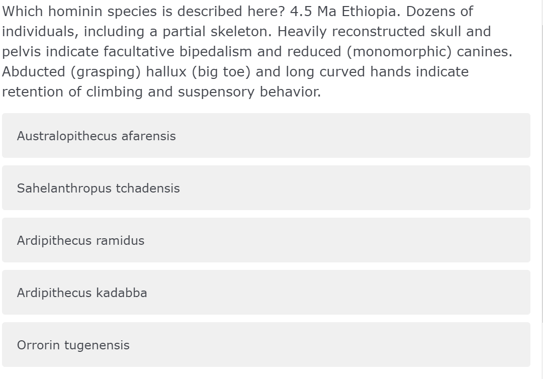 Solved _have three premolars and predate the platyrrhine | Chegg.com