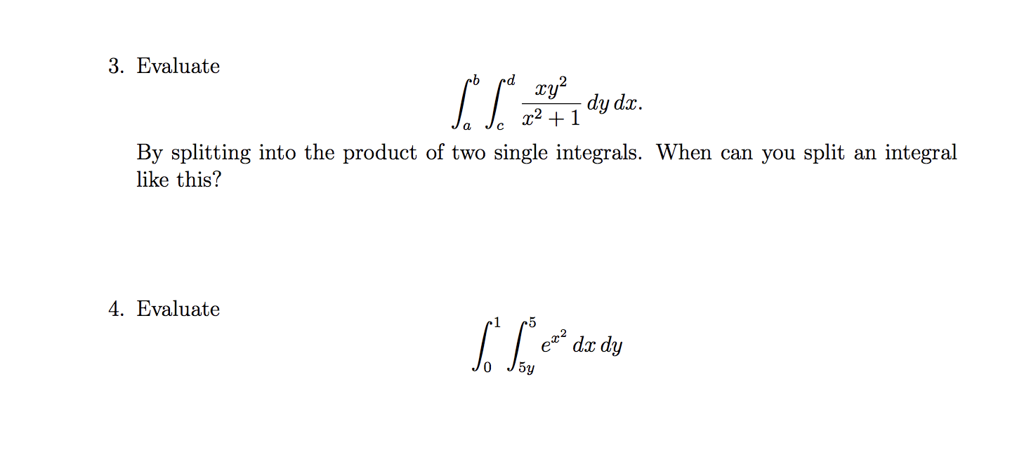 Solved 3. Evaluate dy dx. x2 +1 By splitting into the | Chegg.com