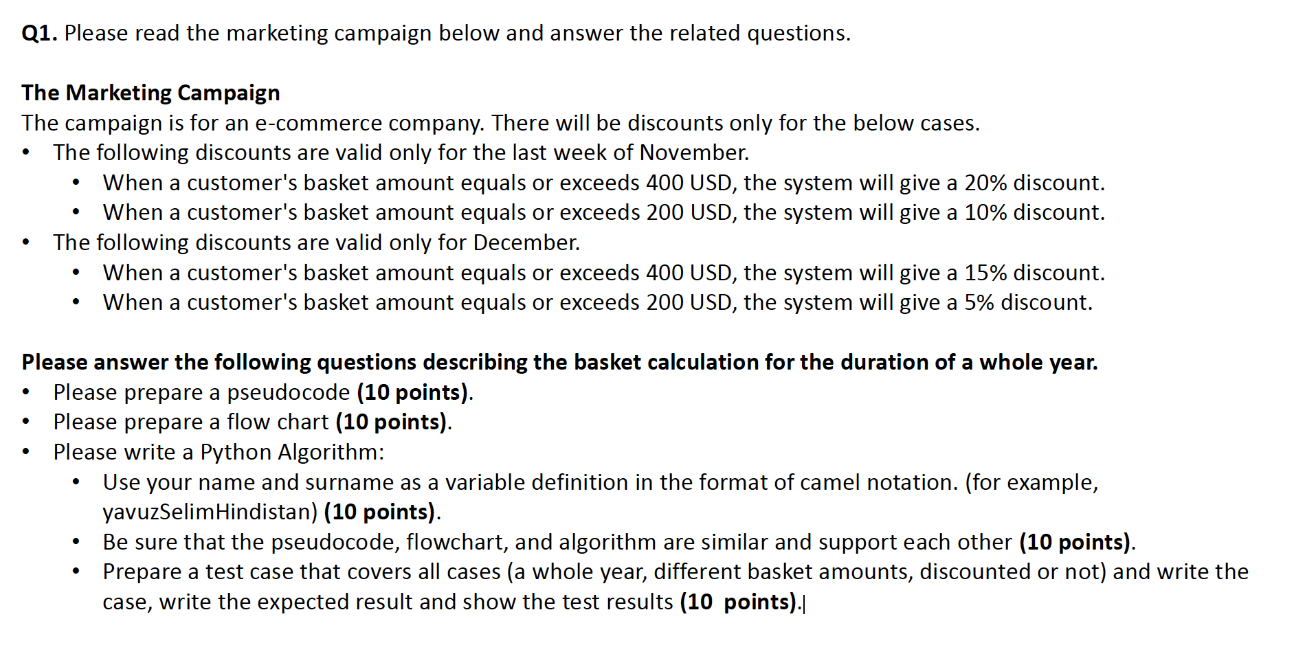 Solved Q1. Please read the marketing campaign below and | Chegg.com