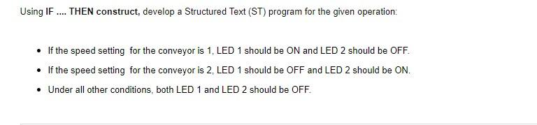 Solved Using IF.... THEN construct, develop a Structured | Chegg.com