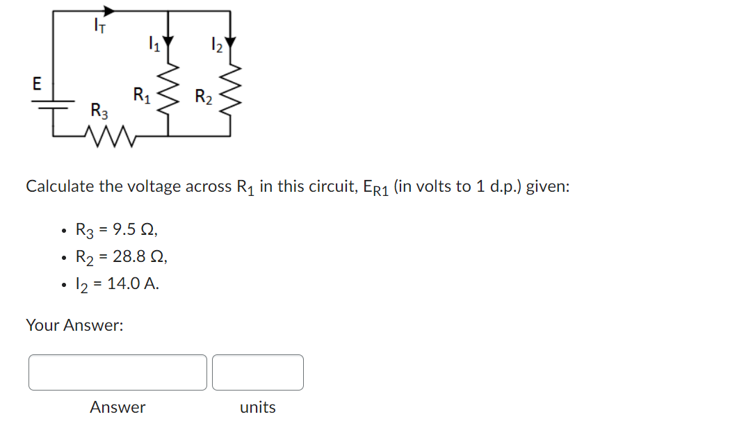 Solved Calculate the resistance of R3 circuit (in ohms to 1 | Chegg.com