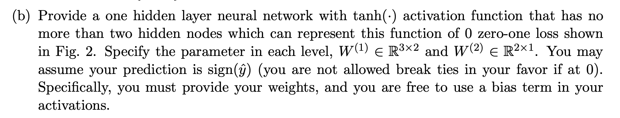 Figure 2: A neural neural network for XOR function4. | Chegg.com
