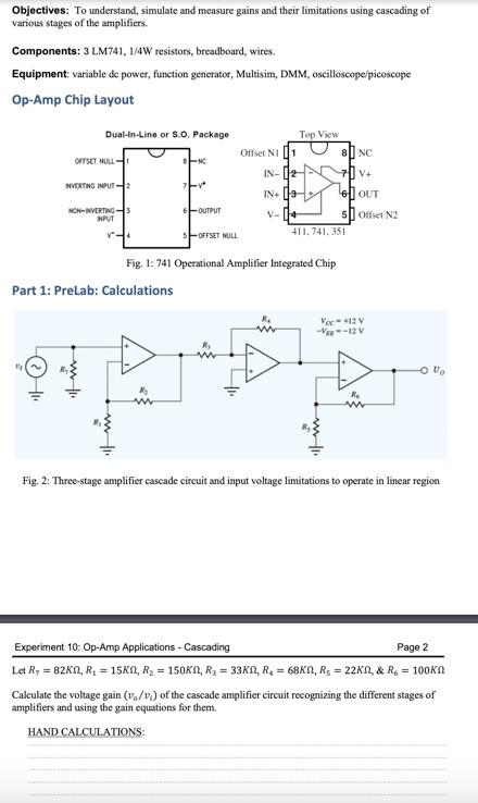Solved Objectives: To understand, simulate and measure gains | Chegg.com