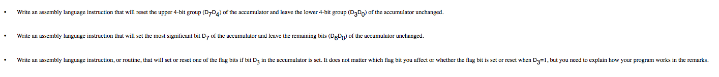 Solved Write an assembly language instruction that will | Chegg.com