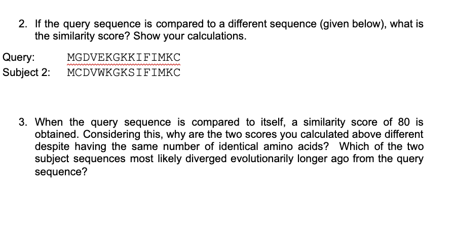 Solved BLOSUM 62 Substitution Matrix N DE Q H R KM P A G 1 L | Chegg.com