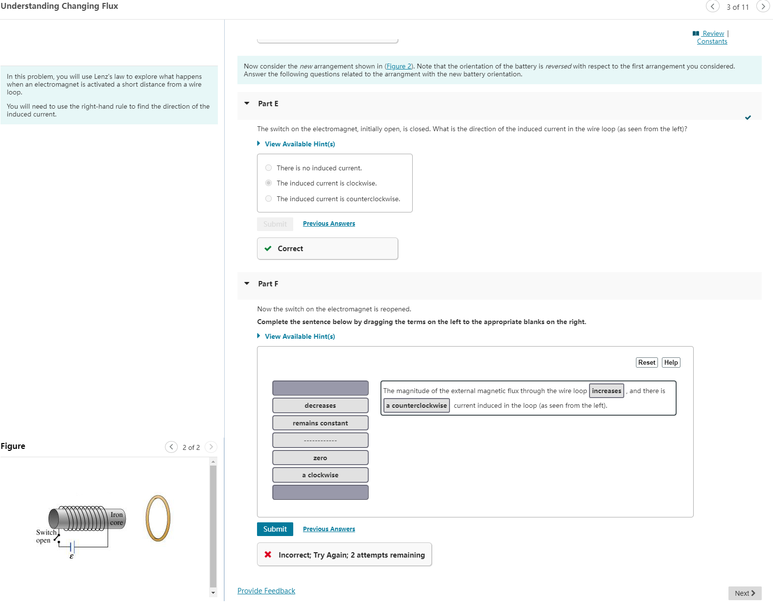 Solved In this problem, you will use Lenz's law to explore | Chegg.com