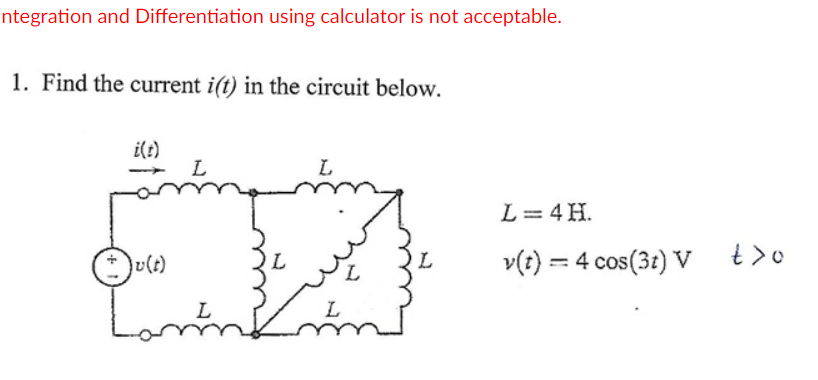 Solved ntegration and Differentiation using calculator is | Chegg.com