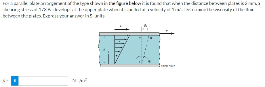 Solved For a parallel plate arrangement of the type shown in | Chegg.com