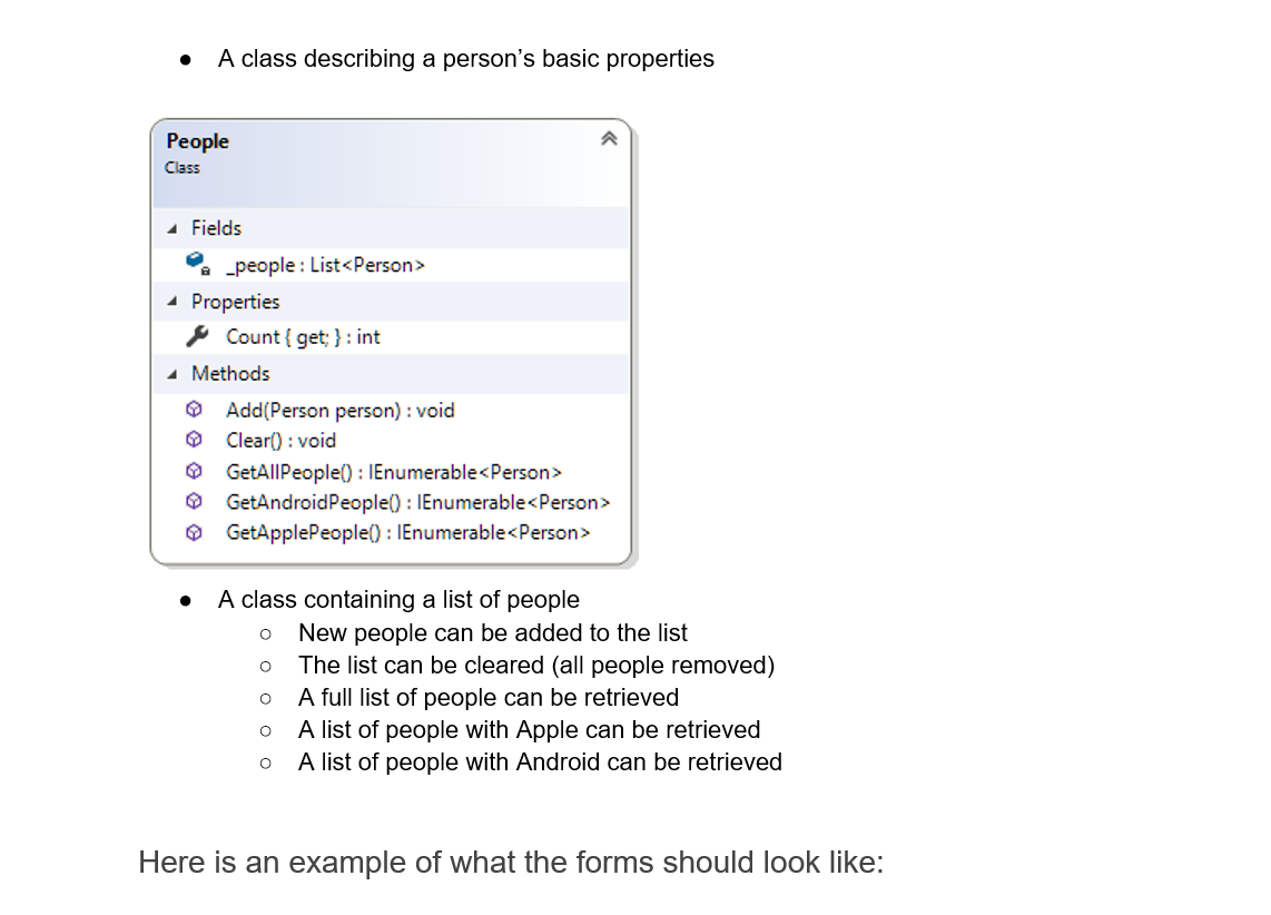 Solved Create a program using windows forms. The program | Chegg.com