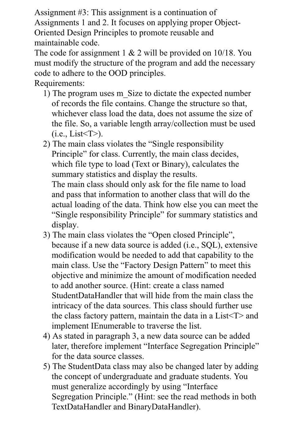 Solved Assignment #3: This assignment is a continuation of | Chegg.com