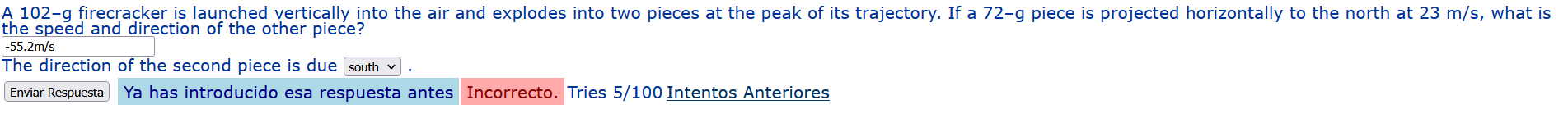 Solved A 102−g firecracker is launched vertically into the | Chegg.com