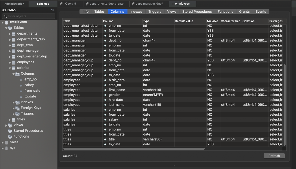 Solved 22. Create a new temporary database named tempdb and | Chegg.com